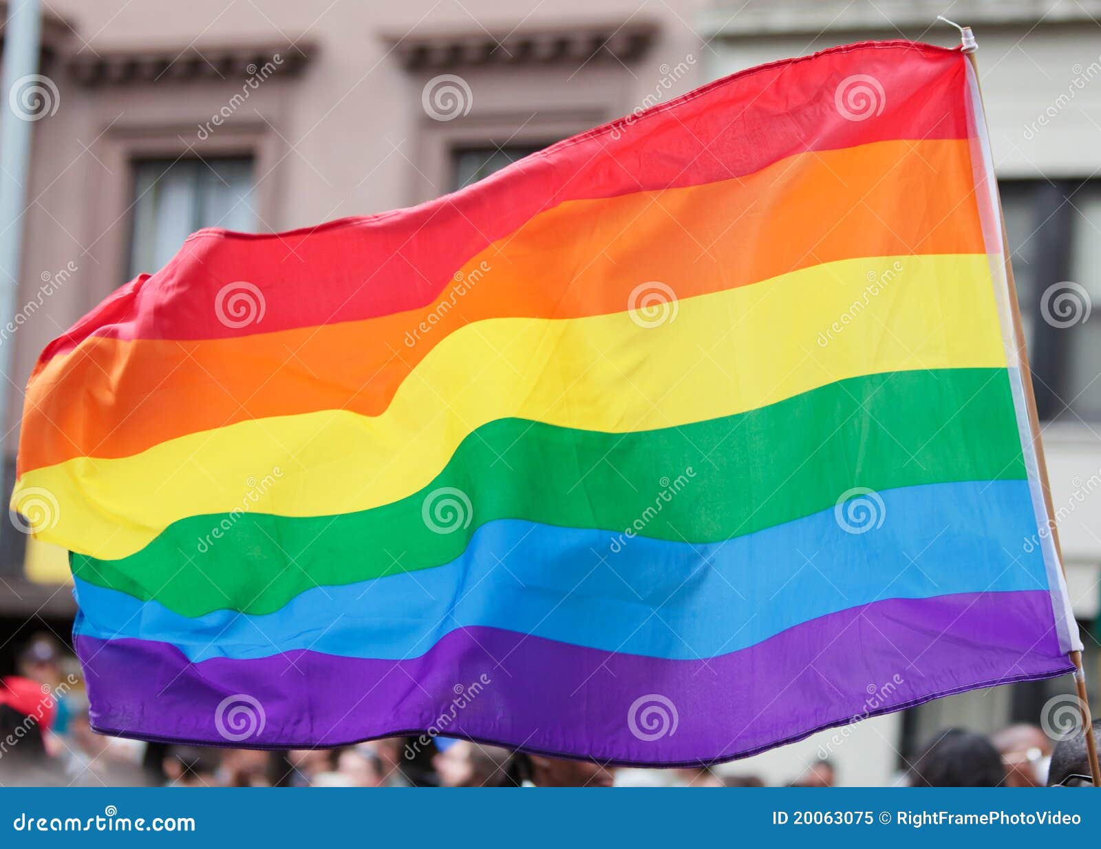 Rainbow Flag. LGTB Symbol. Royalty-Free Stock Photography ...