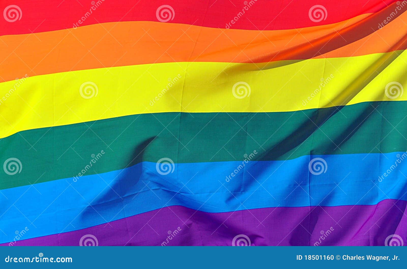 Rainbow Flag Background stock photo. Image of rights - 18501160
