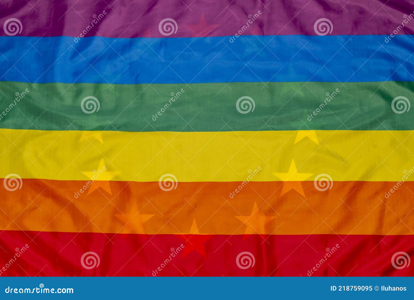 Rainbow flag LGBT movement stock image. Image of freedom - 218759095