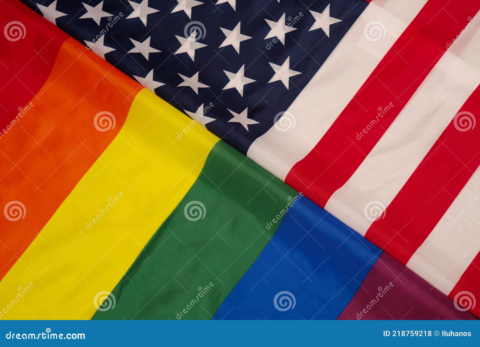 Rainbow flag LGBT movement stock photo. Image of lesbian - 218759218