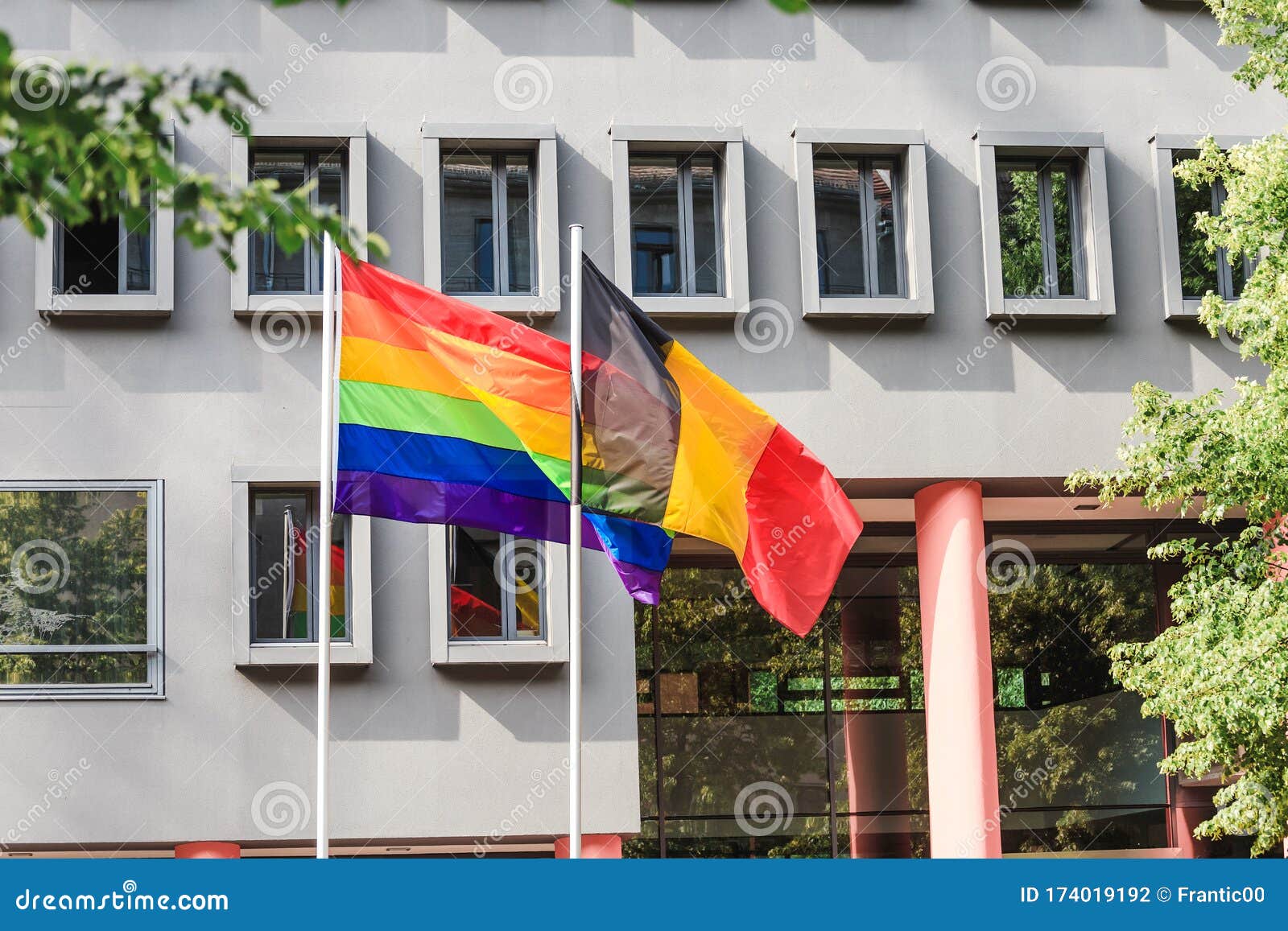 Rainbow Flag of LGBT Movement Stock Photo - Image of equality, love ...