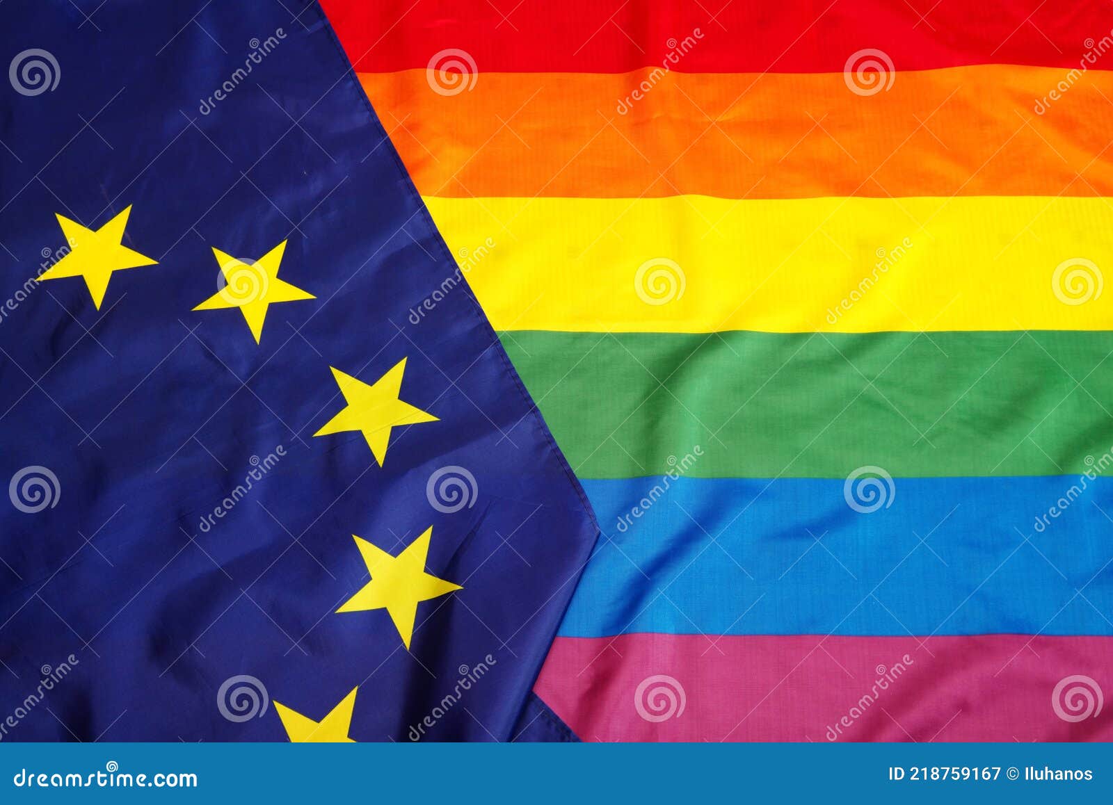 Rainbow flag LGBT movement stock image. Image of homosexual - 218759167