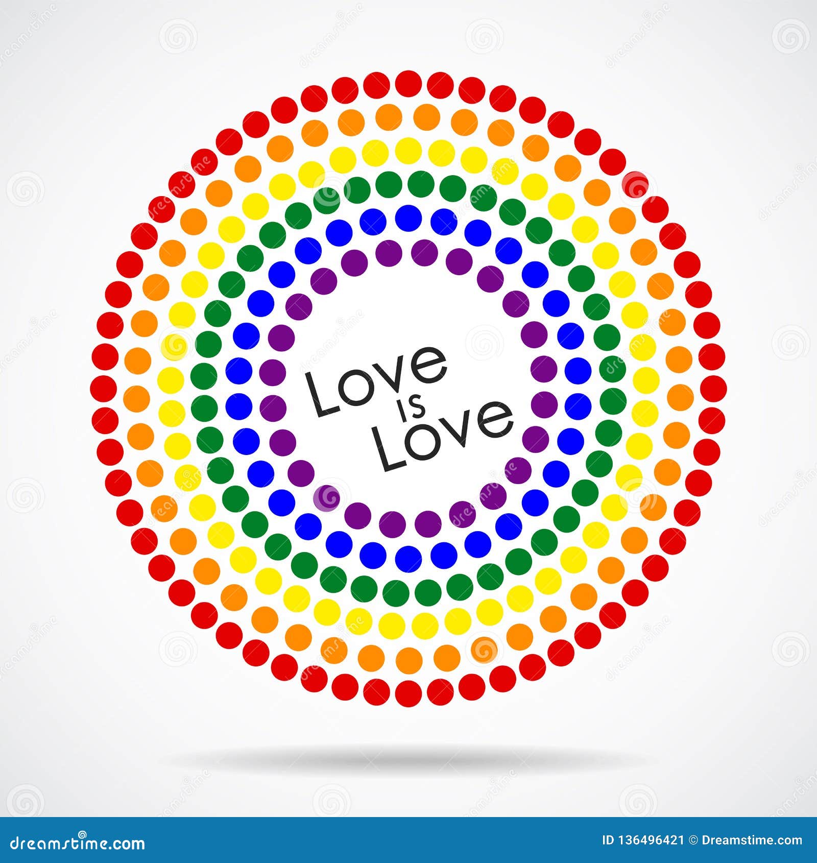 Rainbow Flag LGBT Multicolored this is a Logo or Emblem. Stock Vector ...