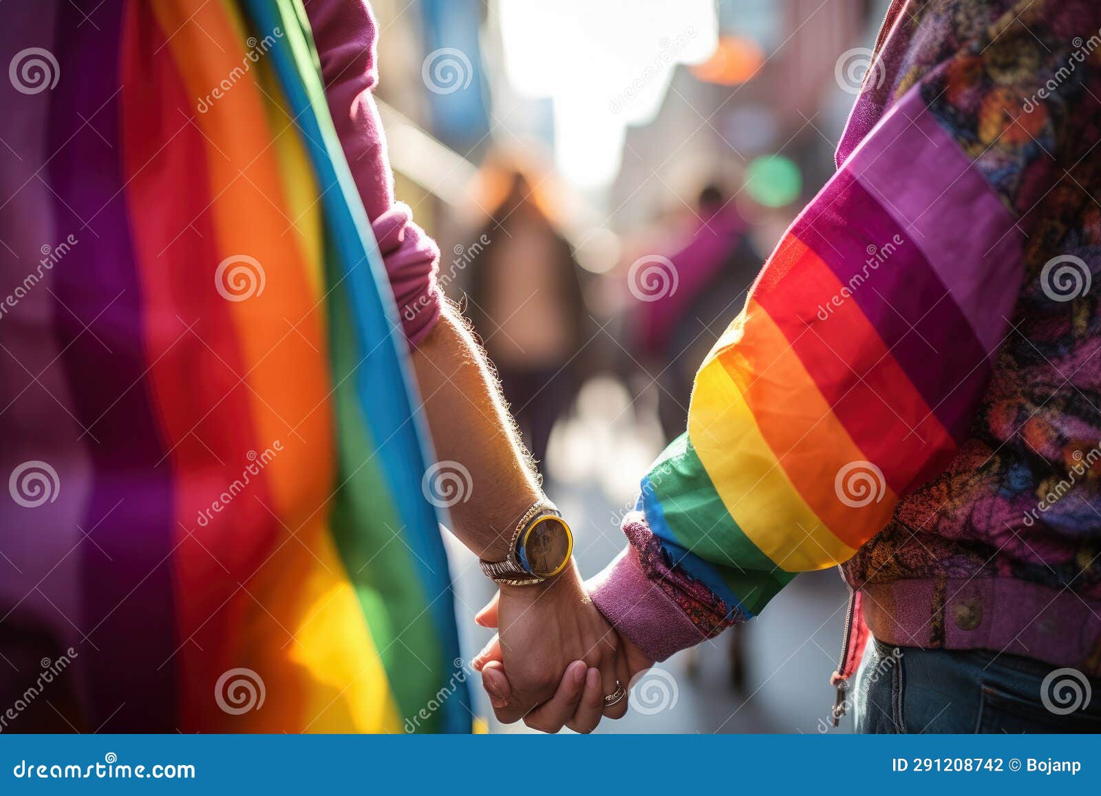 Rainbow Flag, the LGBT Pride Movement and Its Core Values. AI Generated ...