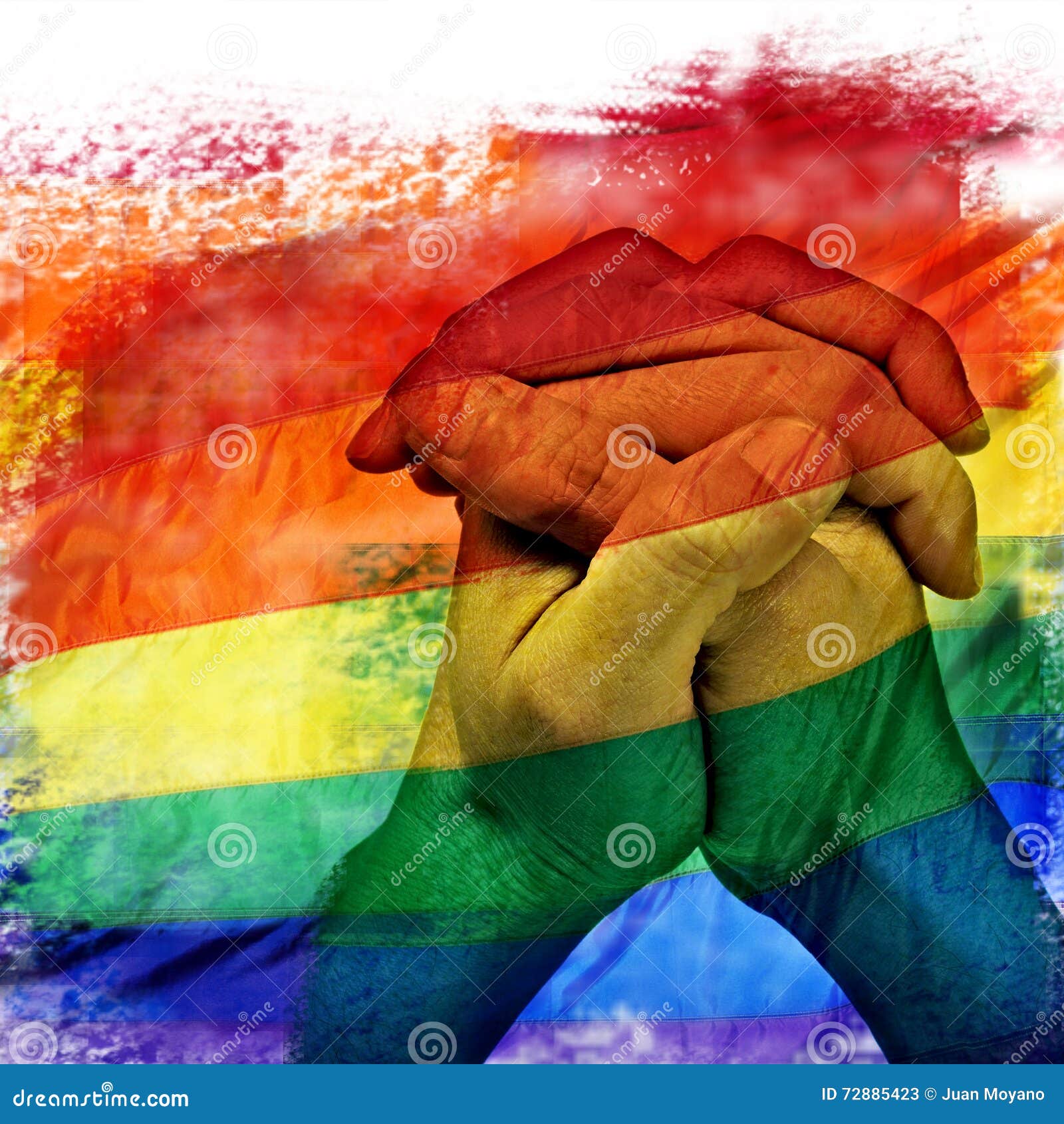 Praying Gay Pride Flags Royalty-Free Illustration | CartoonDealer.com ...