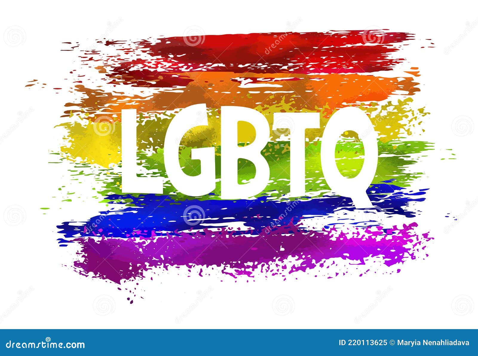 Rainbow Flag Movement Lgbt Flat Icon Symbol Of Sexual Minorities
