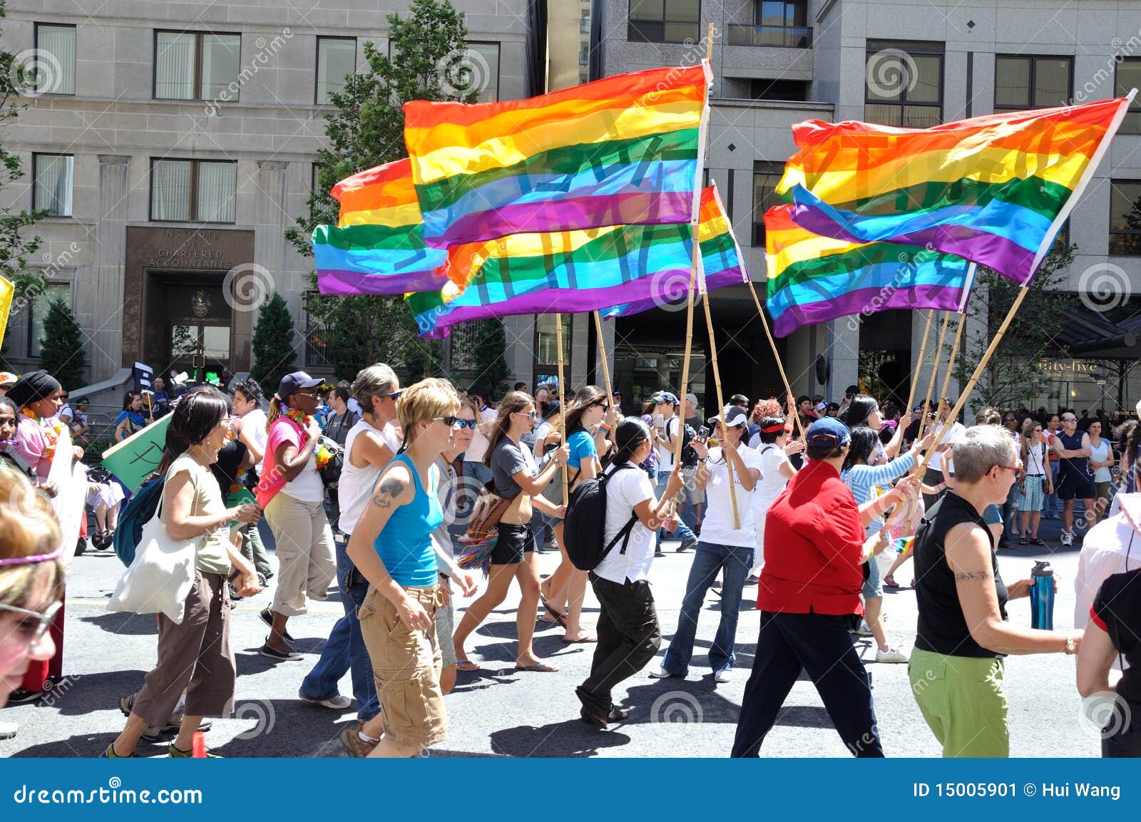 Rainbow Flag in Toronto Pride 2010 Editorial Photo - Image of march ...