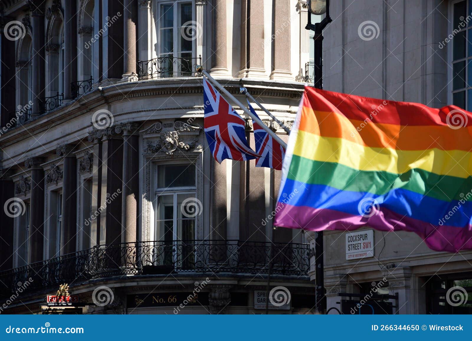 Rainbow Flag and UK Flag, Pride in London 2017 Editorial Image - Image ...
