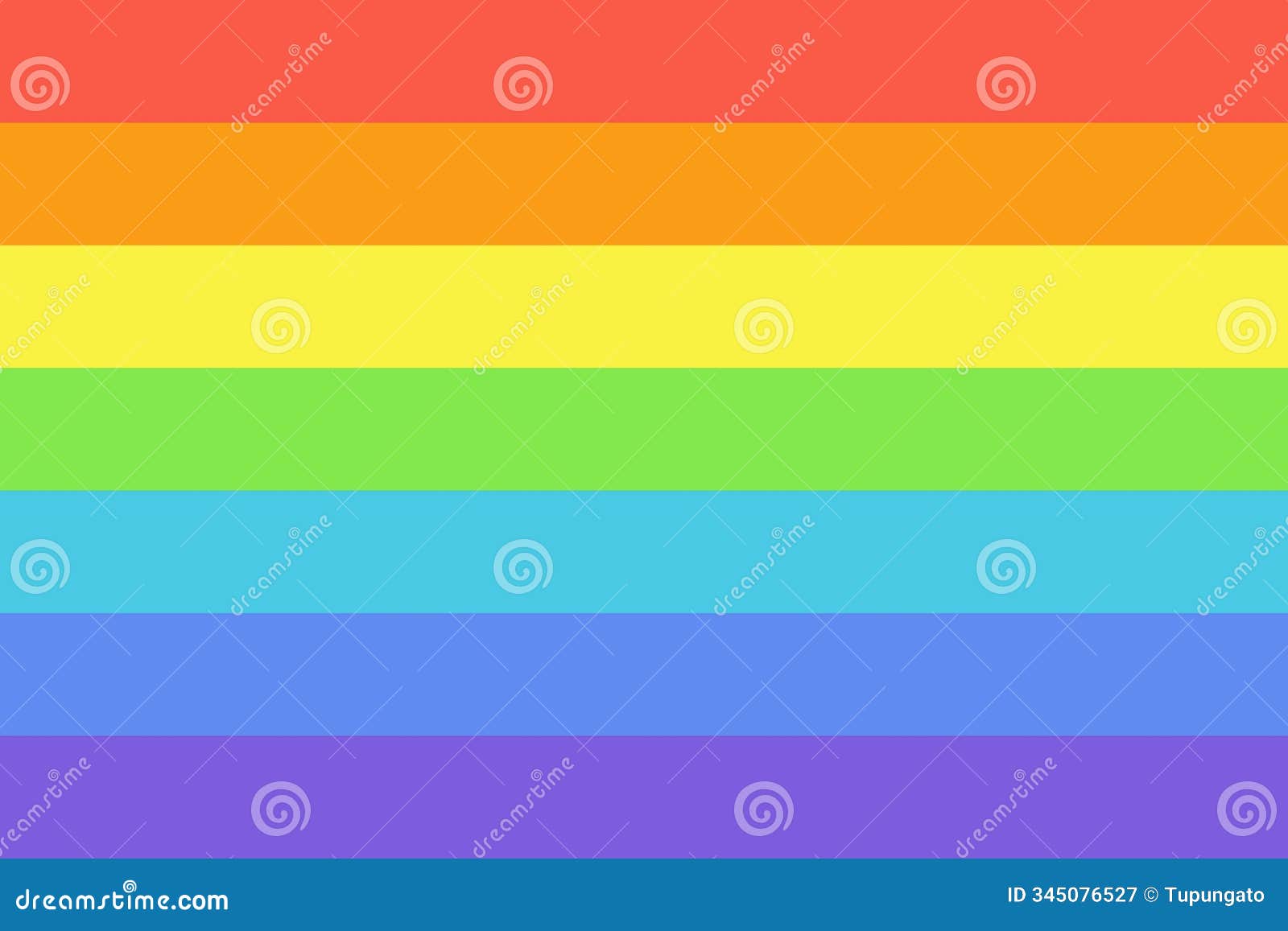 Rainbow Flag Vector Rectangle Symbol Stock Vector - Illustration of ...