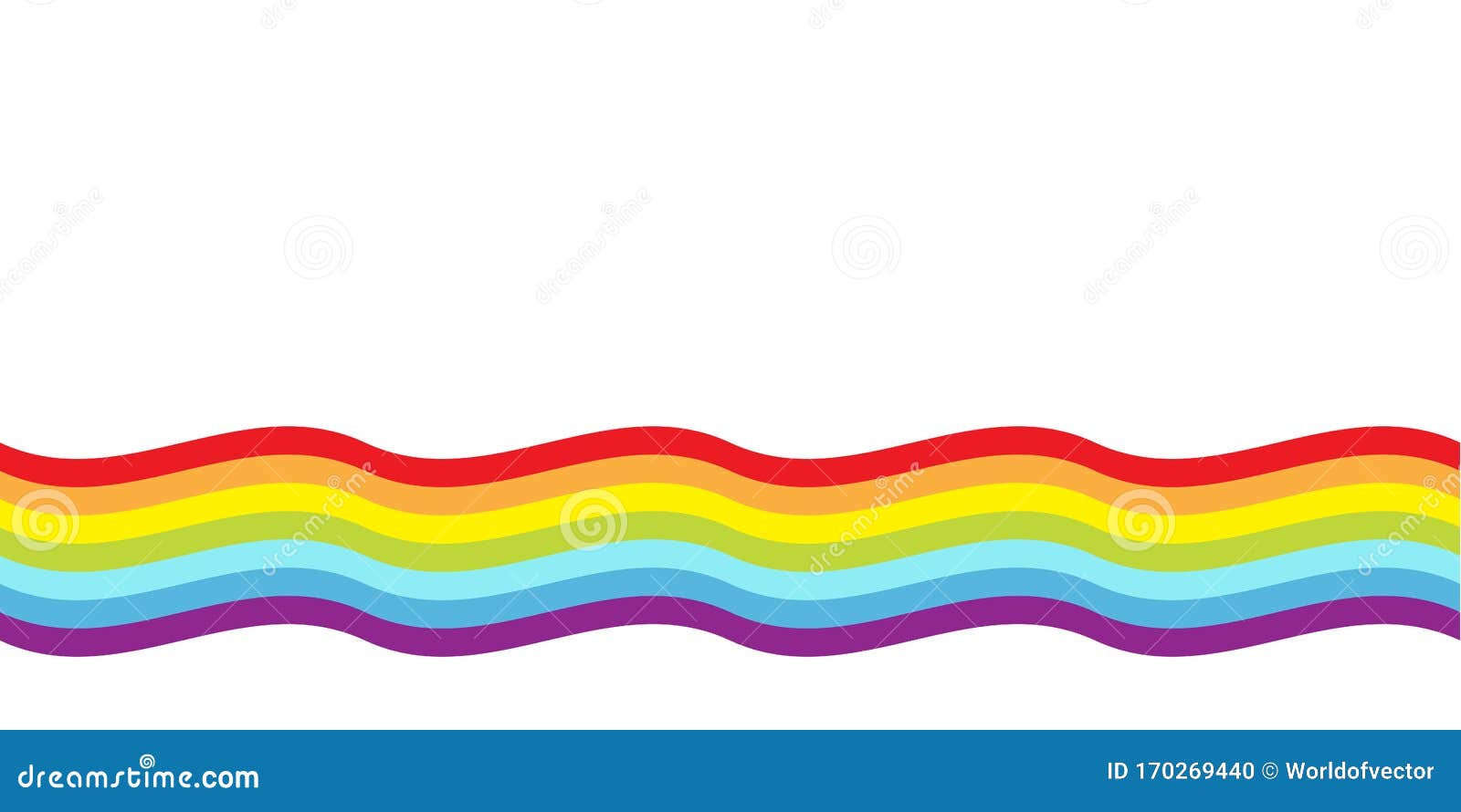 Rainbow Flag Wave Line Backdrop Lgbt Gay Symbol Pride Sign Colorful