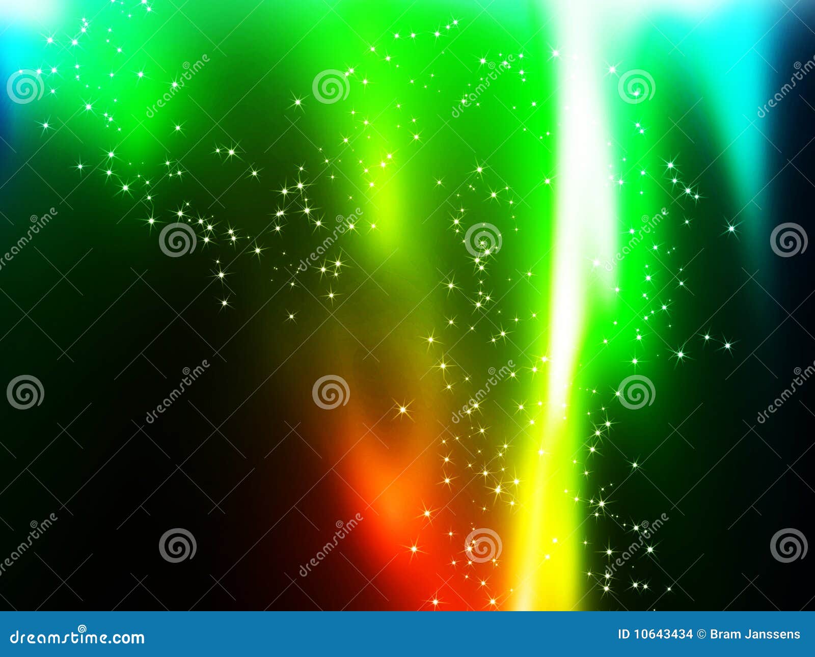 Rainbow flames stock illustration. Illustration of fiery - 10643434