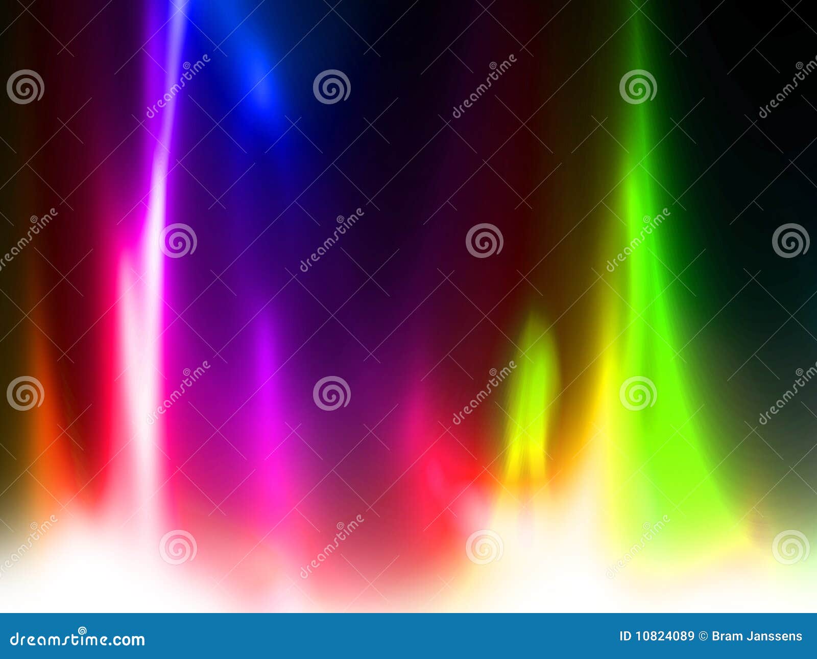 Rainbow flames stock illustration. Illustration of smoke - 10824089