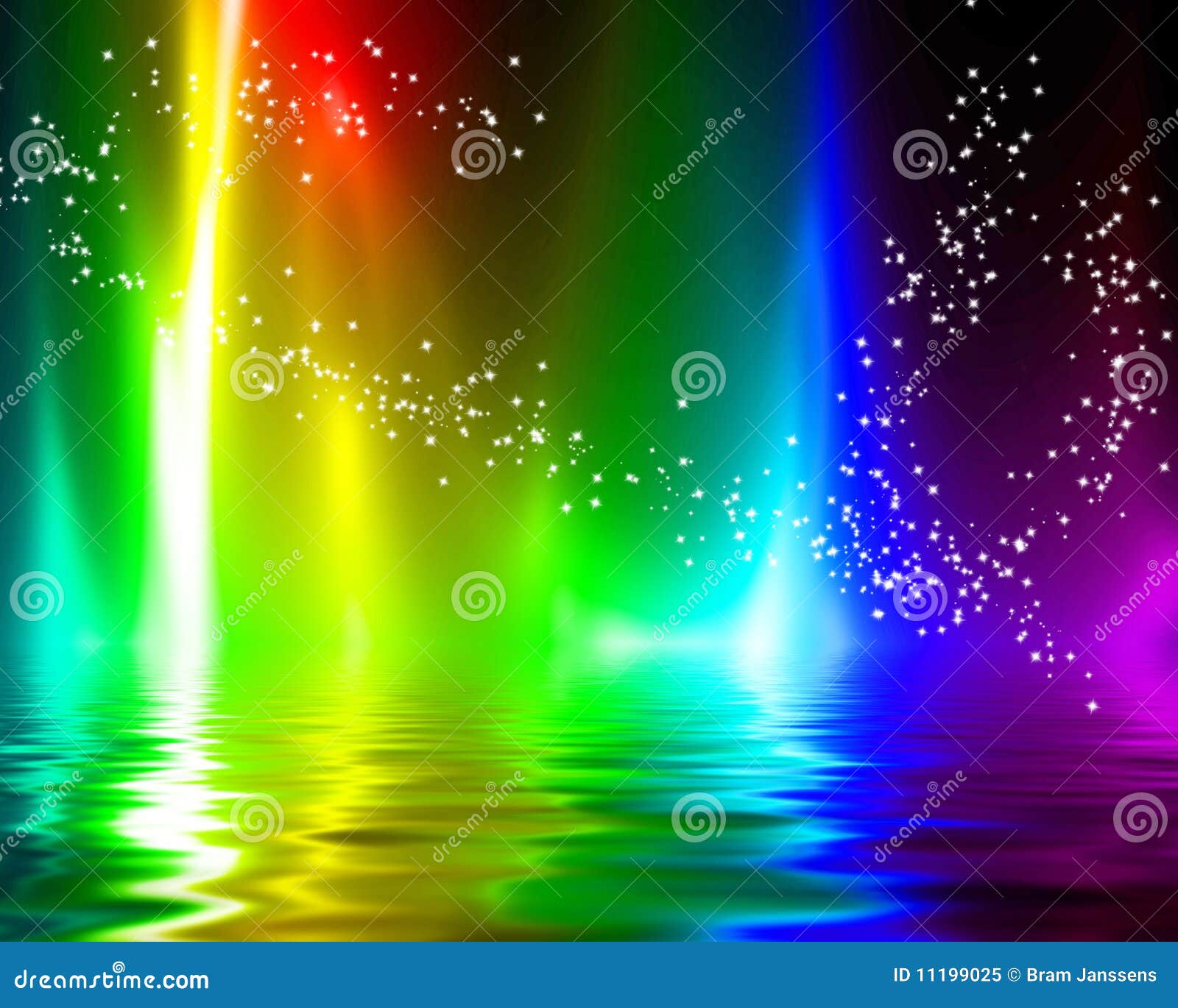 Rainbow flames stock illustration. Illustration of elegant - 11199025