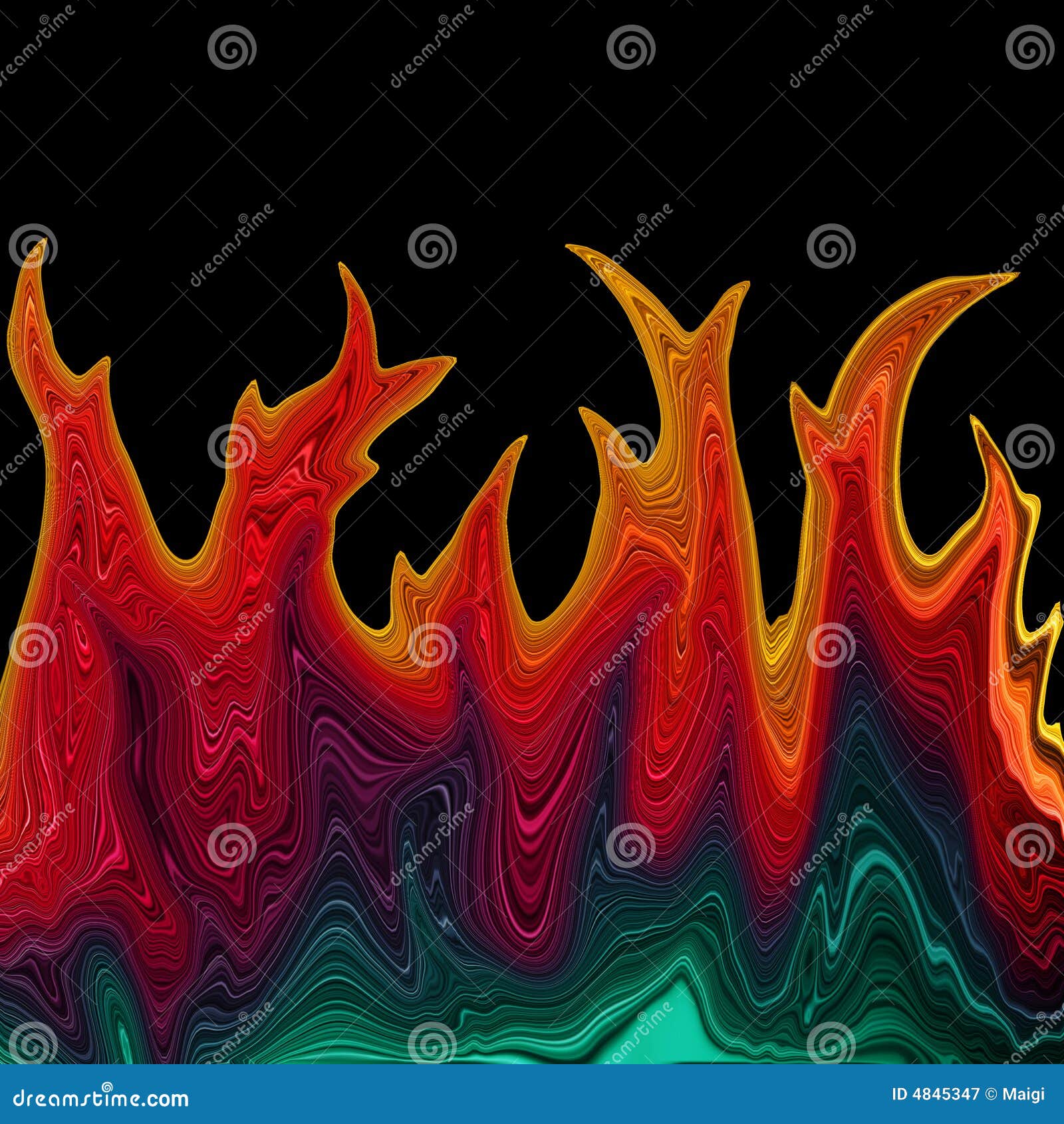 Rainbow Flames Seamless Texture Royalty-Free Stock Photography ...