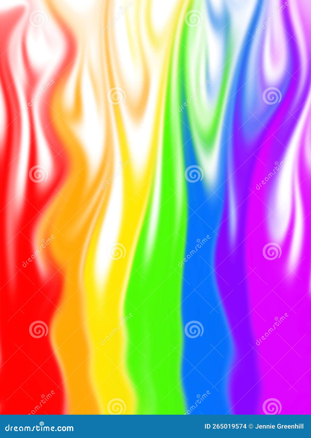 Rainbow Flames Design Background Stock Illustration - Illustration of ...