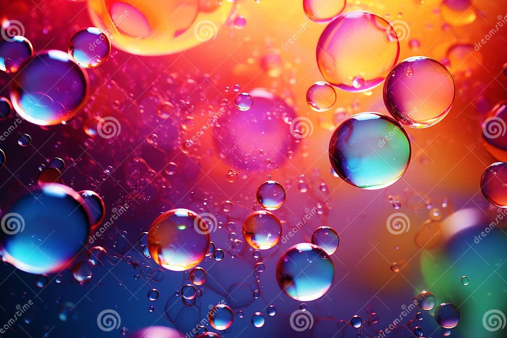 Rainbow Floaters bubbles stock illustration. Illustration of minimalist ...