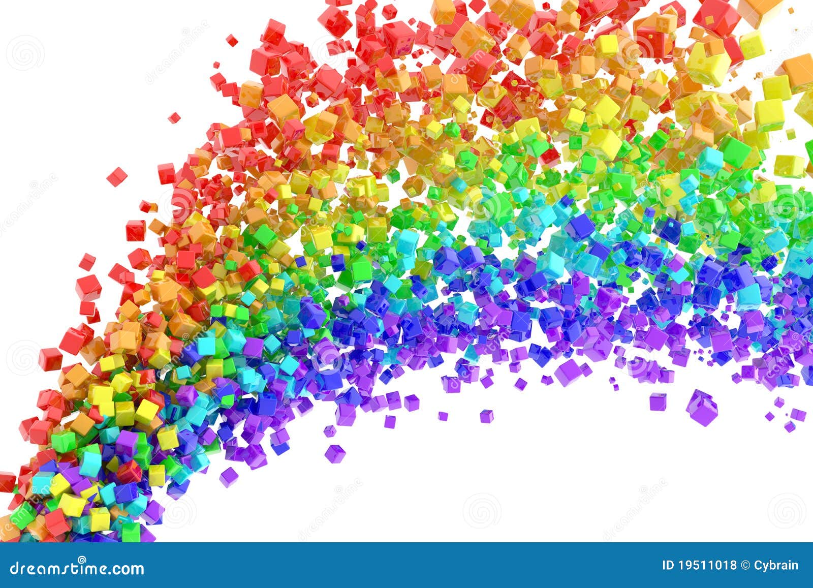 Rainbow flow stock illustration. Illustration of blue - 19511018