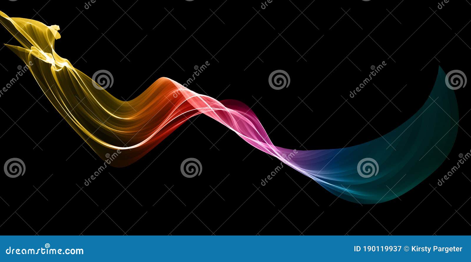 Rainbow flow background stock vector. Illustration of modern - 190119937