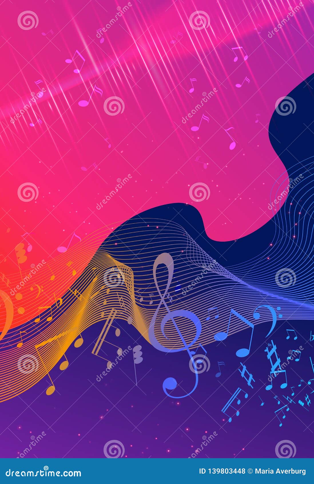 Rainbow Fluid Background. Iridescent Modern Design. Music Multicolor ...
