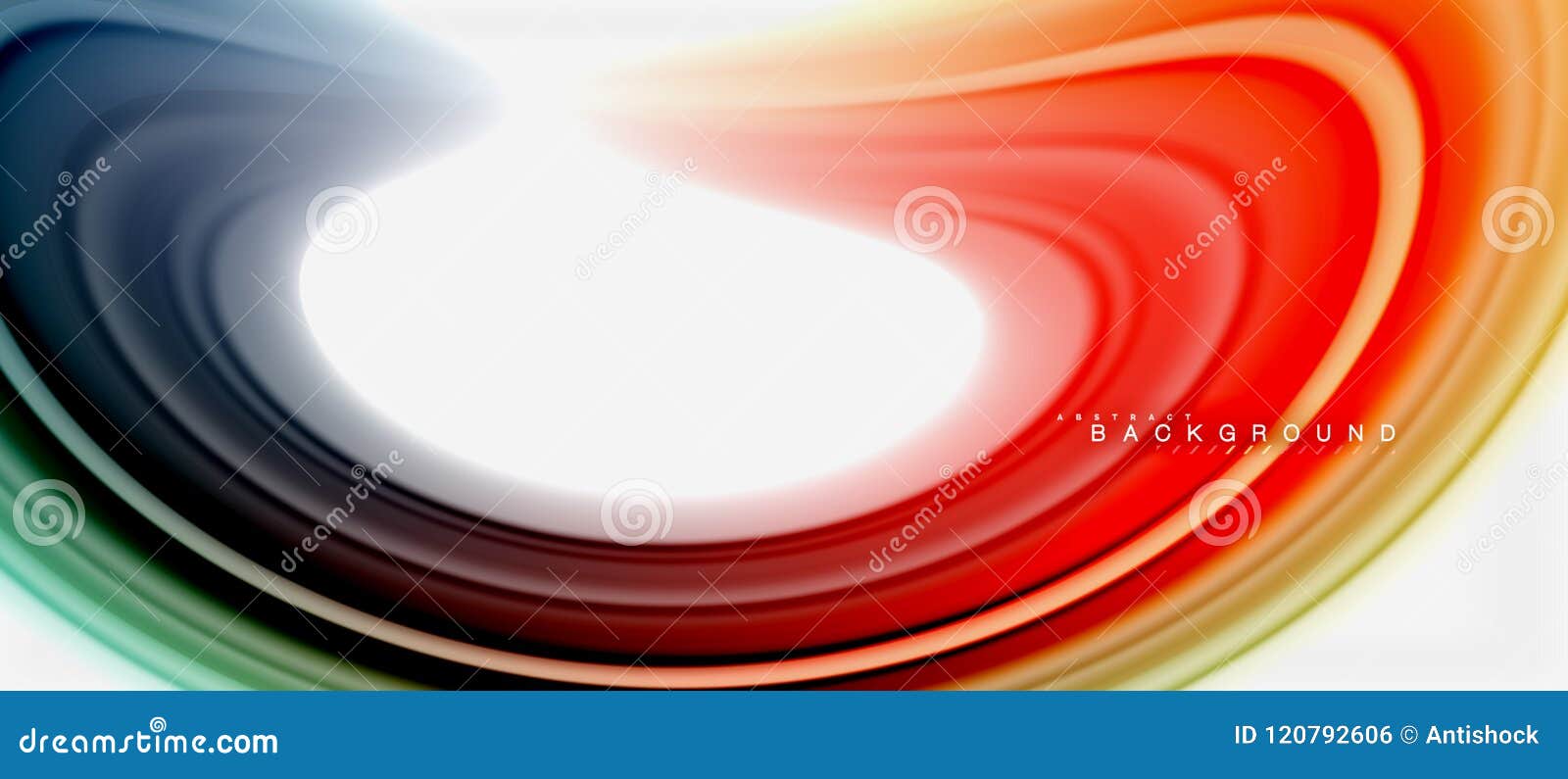 Rainbow Fluid Colors Abstract Background Twisted Liquid Design ...