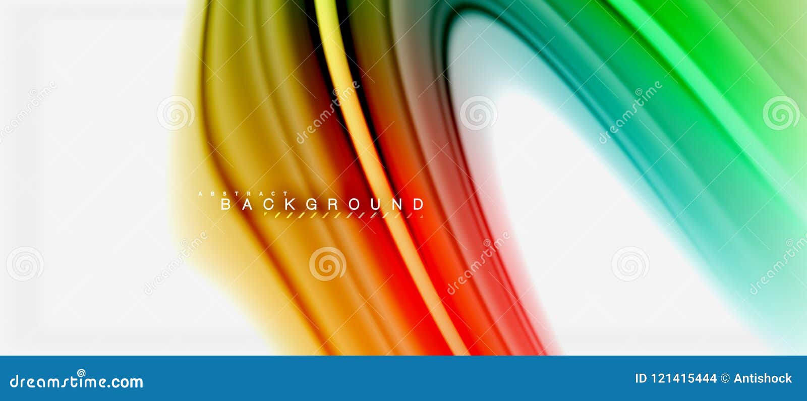 Rainbow Fluid Colors Abstract Background Twisted Liquid Design ...