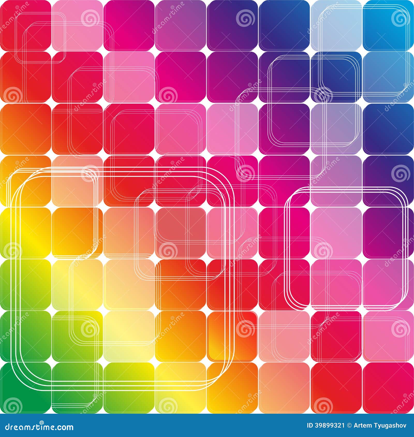 Rainbow Forms Color Illustration Stock Illustration - Illustration of ...