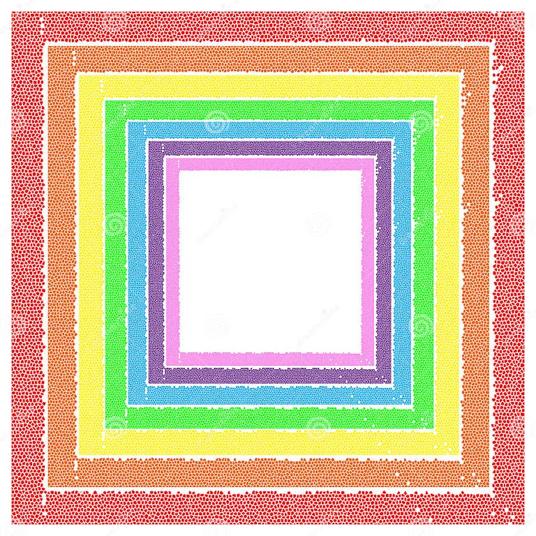 Rainbow Frames stock illustration. Illustration of square - 28006870