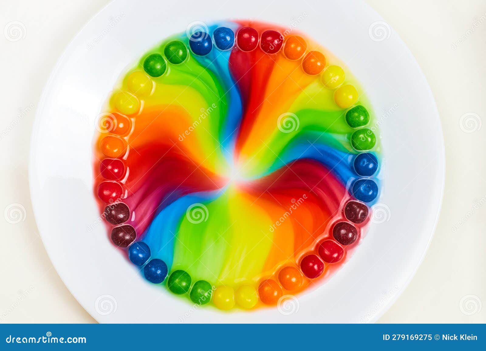 Rainbow Full Circle from Skittles Candy Stock Image - Image of meal ...