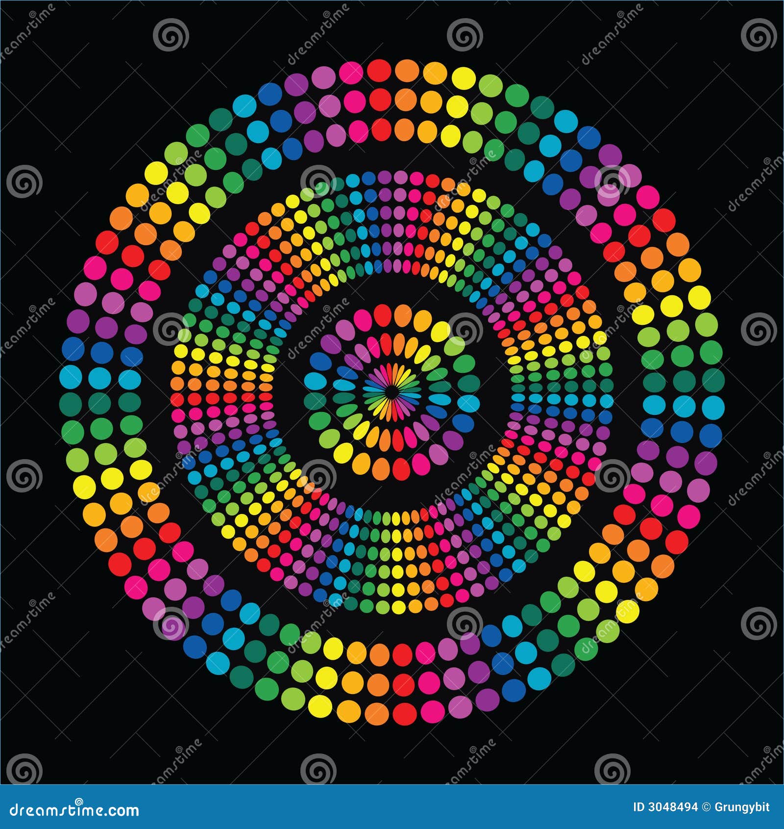 Rainbow fun Circle stock illustration. Illustration of color - 3048494