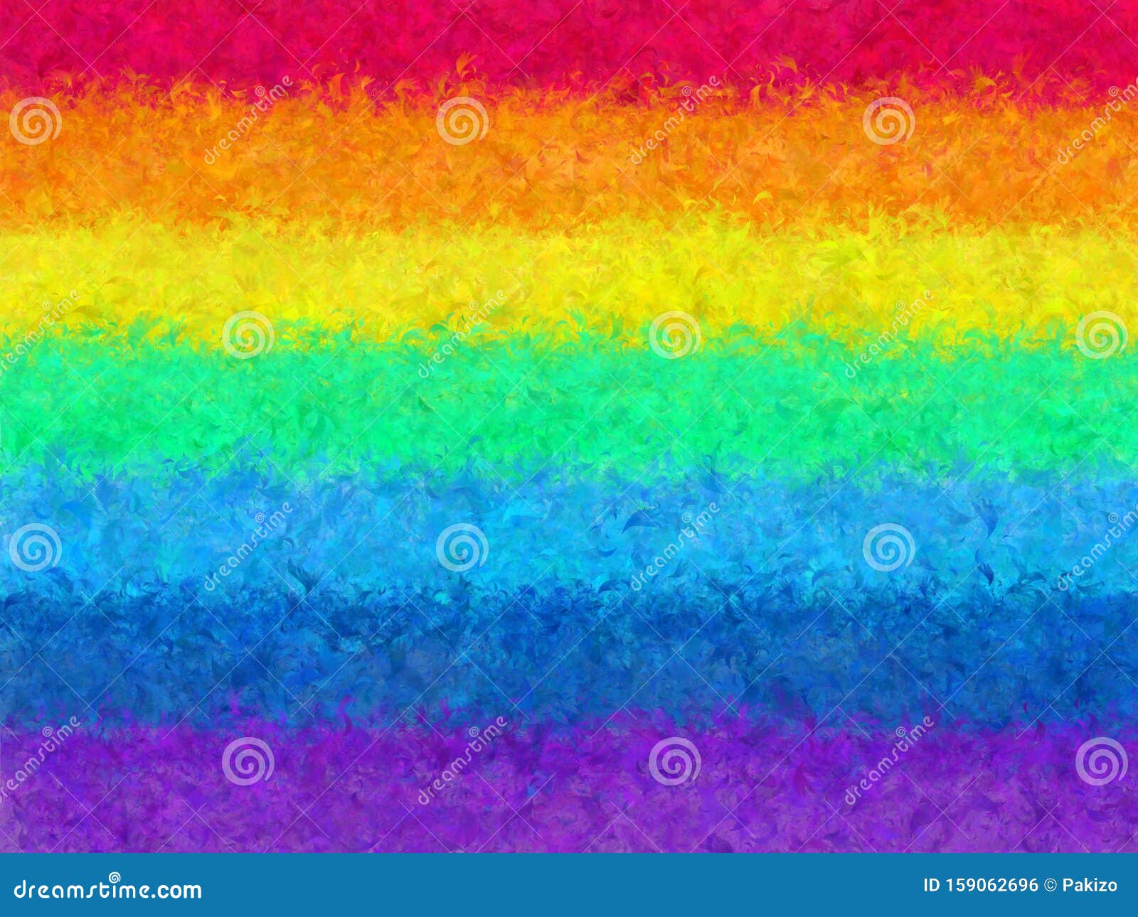 Rainbow Fur Feather Texture Design for Use As a Background or Paper ...