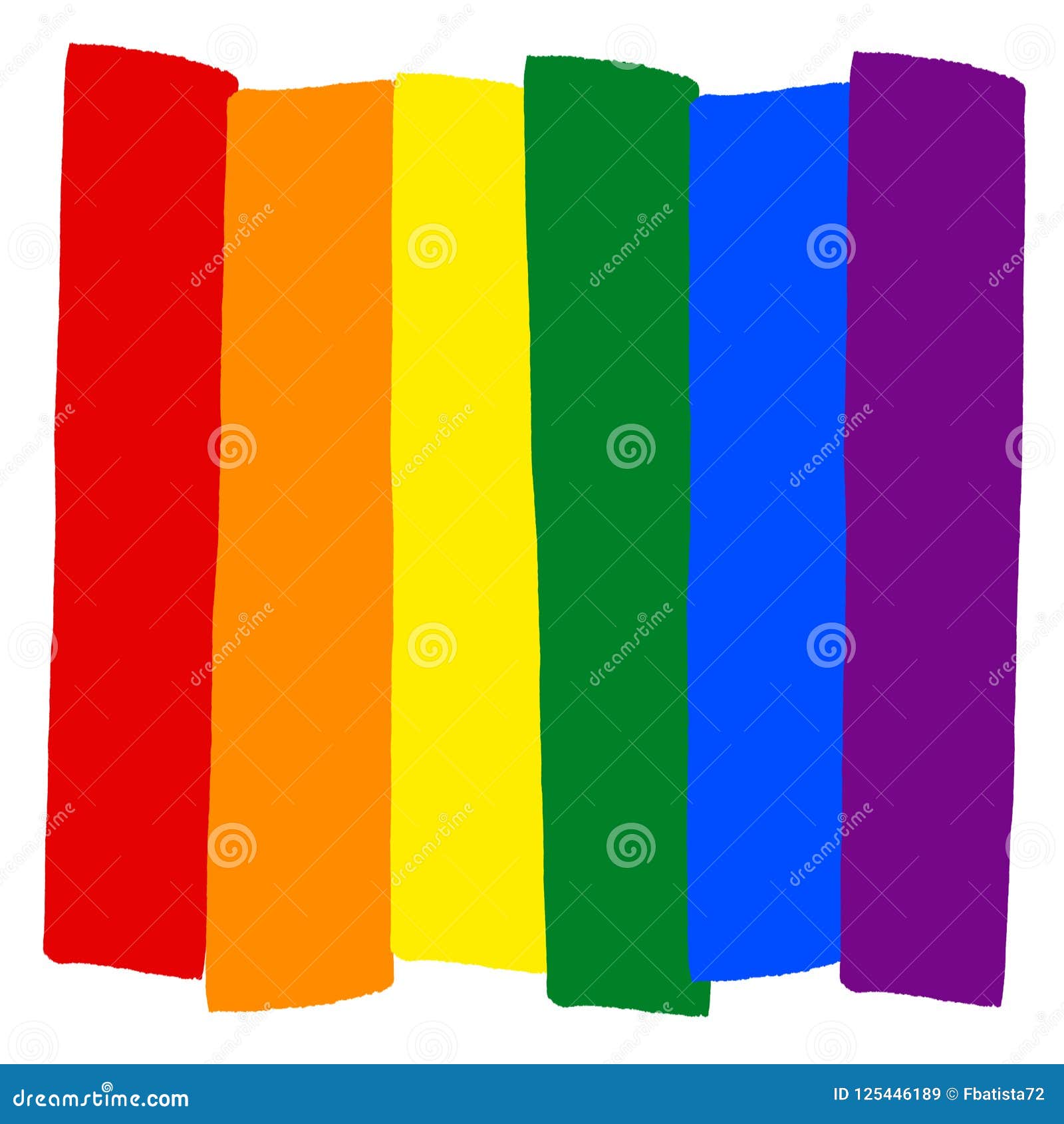 Rainbow Gay Pride Flag Symbol Of Sexual Minorities Gays And Lesbians