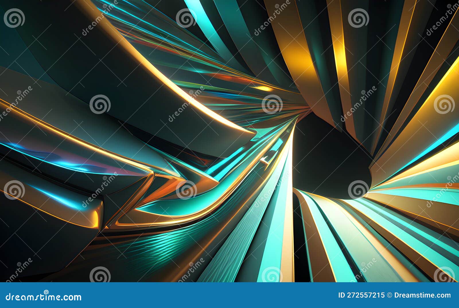 Rainbow Geometric Grid Pattern on Abstract Background - Generative AI ...