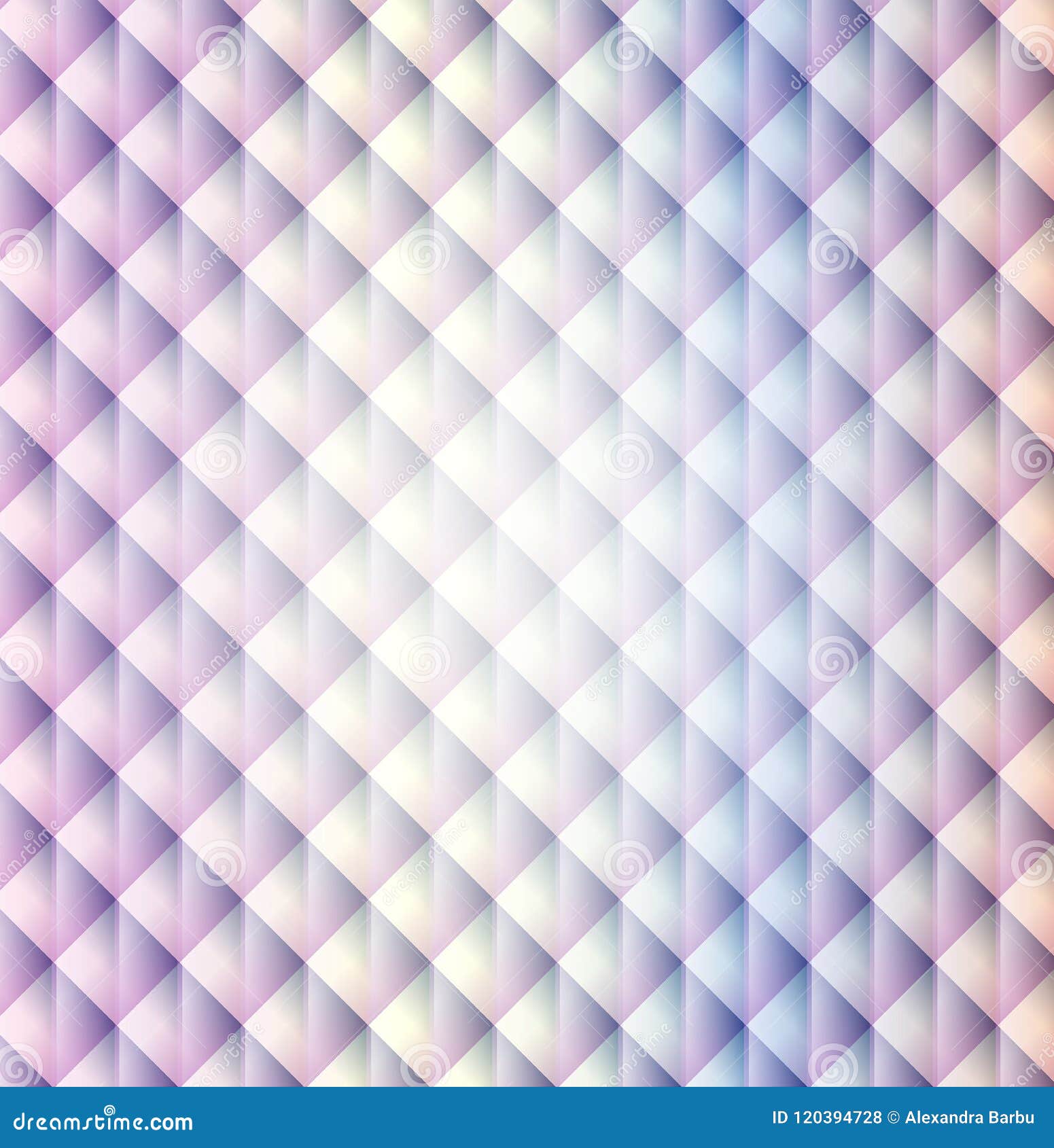 Rainbow Geometric Shape Pattern Rhombus Background Stock Vector ...