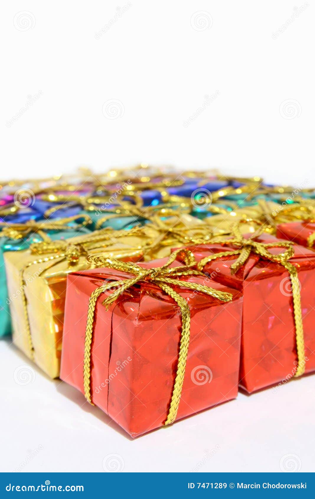Rainbow gifts. stock image. Image of december, merry, ornament - 7471289