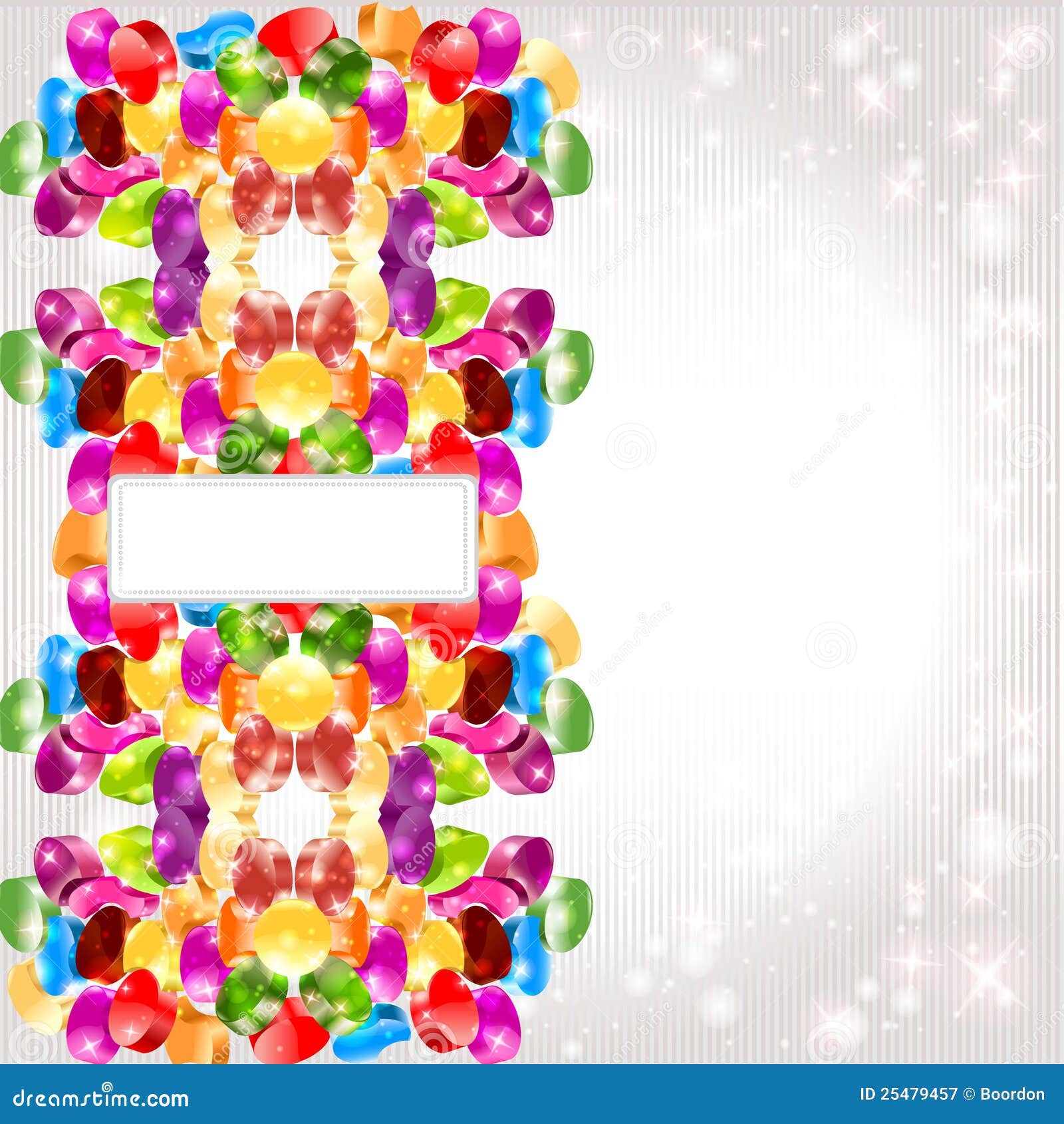 Rainbow Glossy Candy Circle Background Color Stock Vector ...