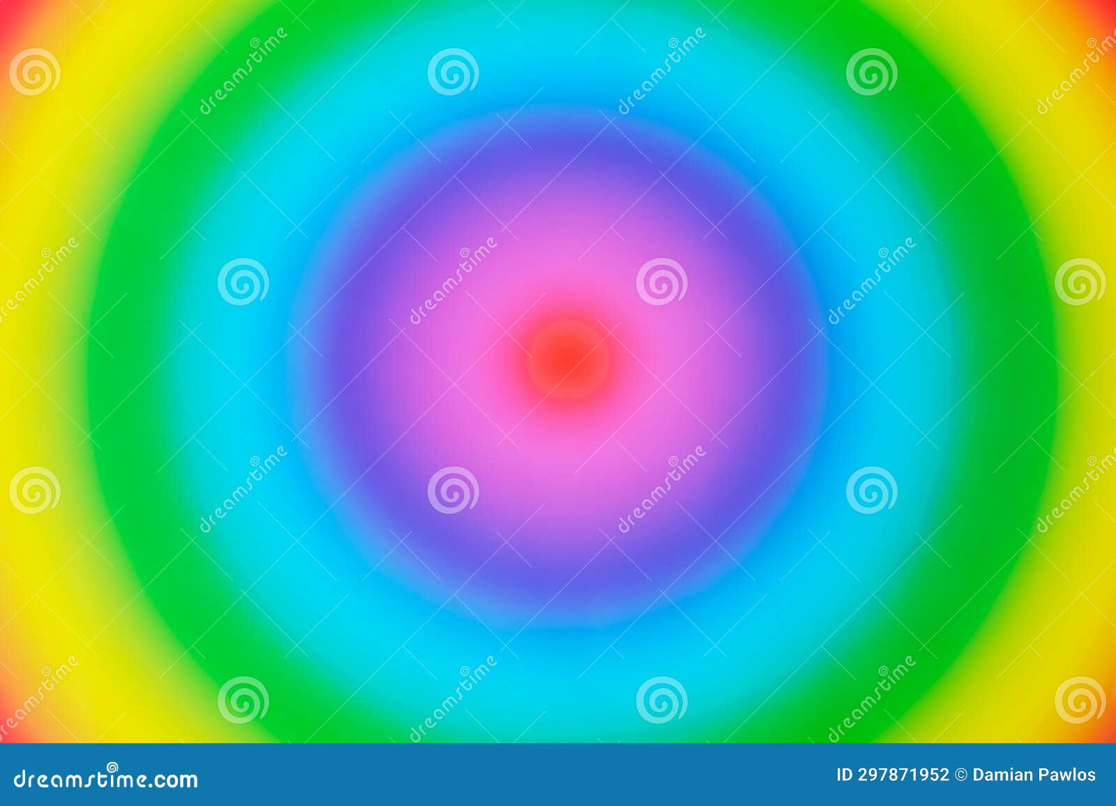 Rainbow Gradation of Blurry Circles. Abstract Background Stock Photo ...