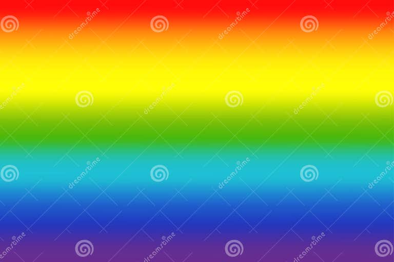 Rainbow Gradient Background. Horizontal Color Stripes. Vibrant Vector ...