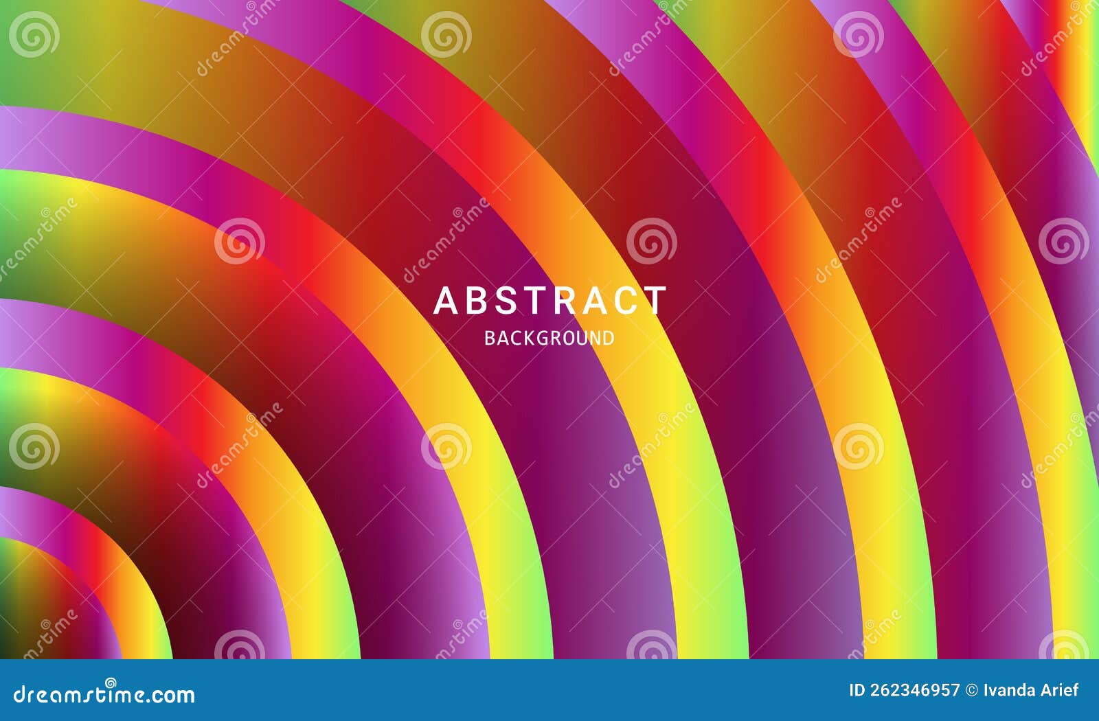 Rainbow Gradient Color Background for Social Media Design Vector Stock ...