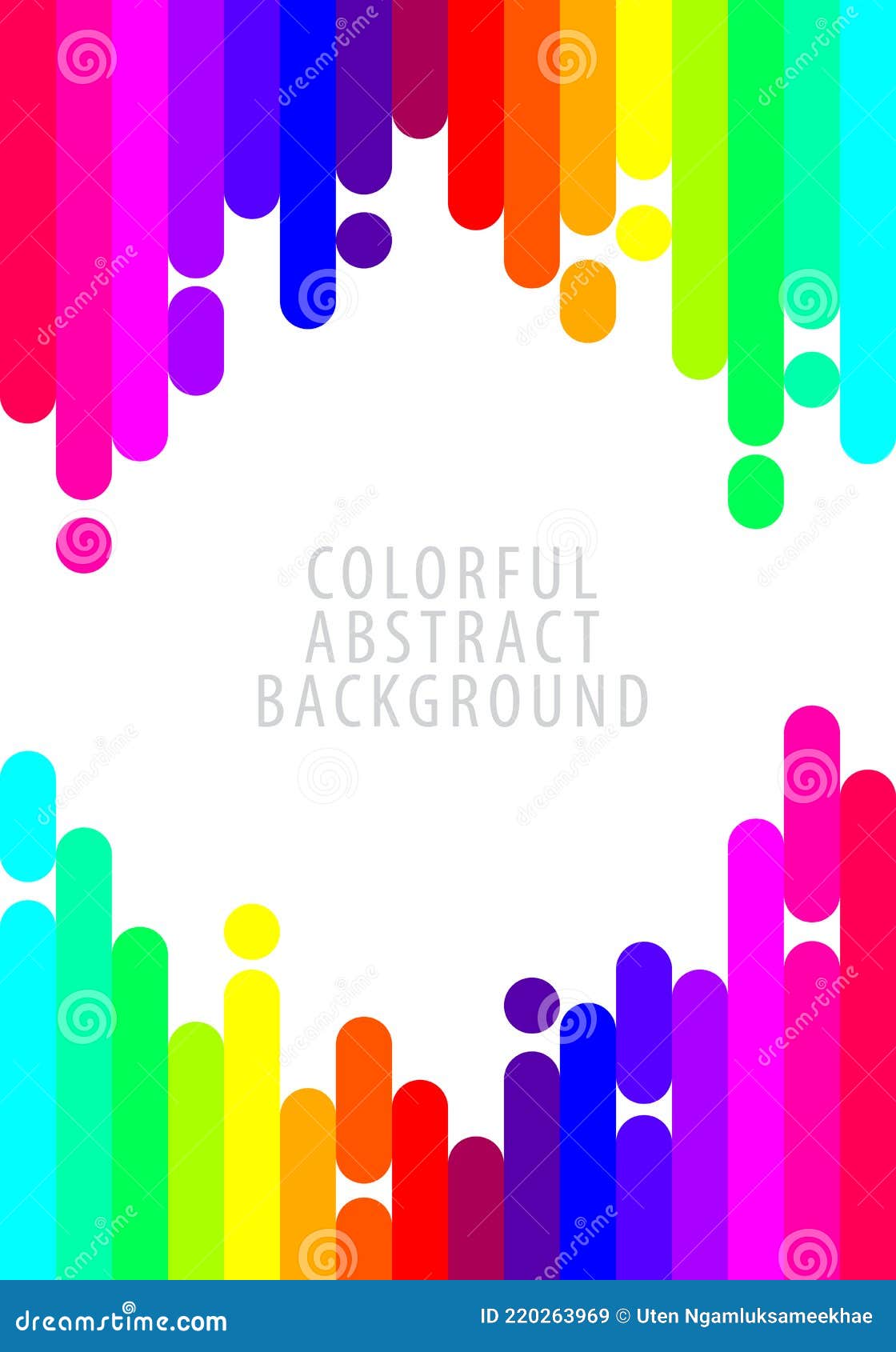 Rainbow Gradient Colorful Vertical Line Background Stock Vector ...