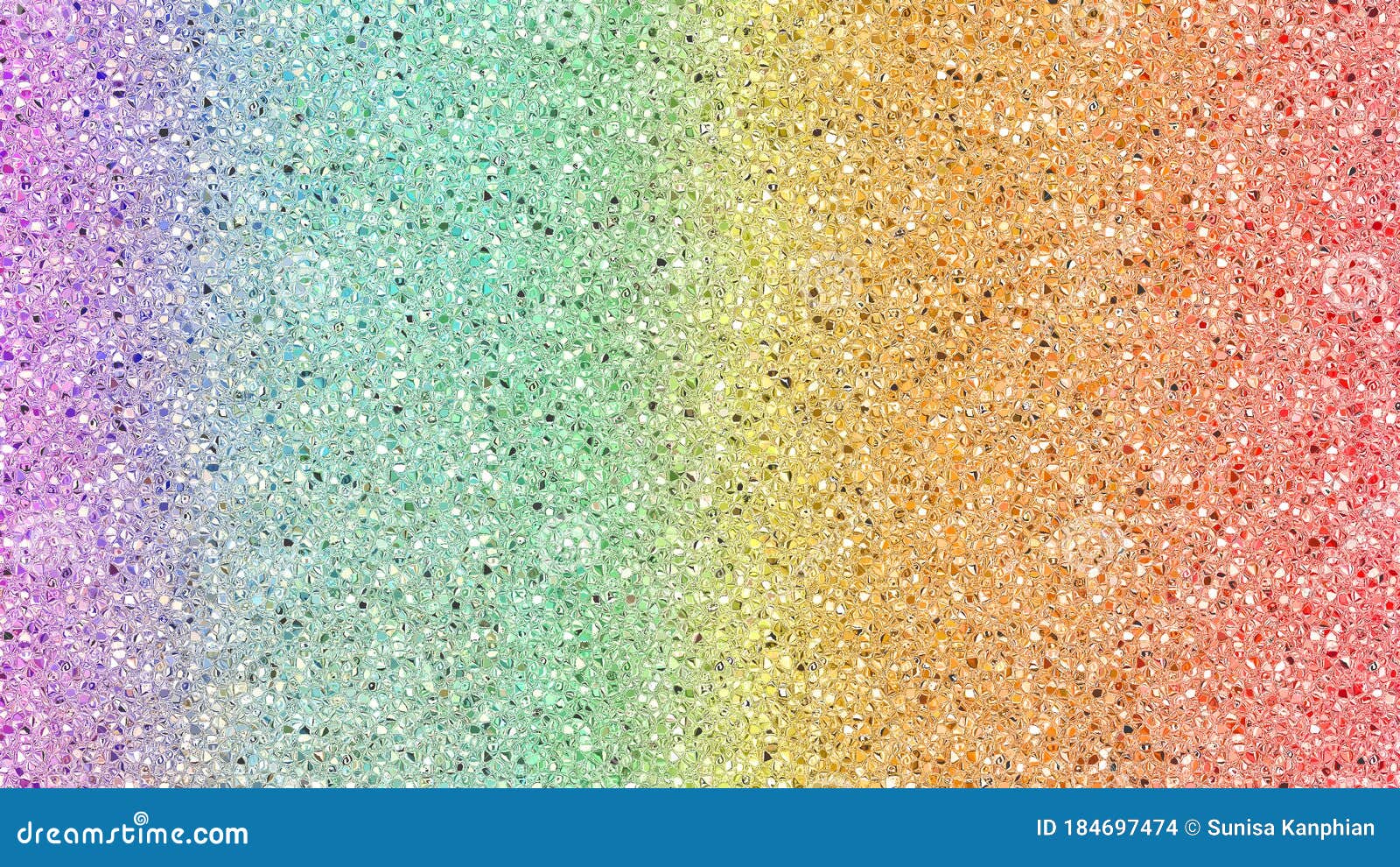 Rainbow Glitter Texture