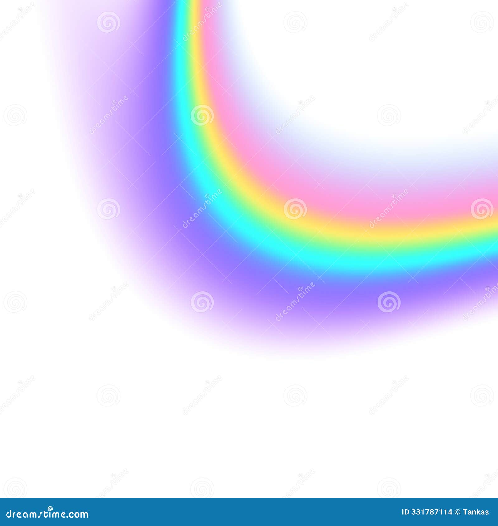 Rainbow Gradient Segment Isolated on Transparent Background, Overlay ...
