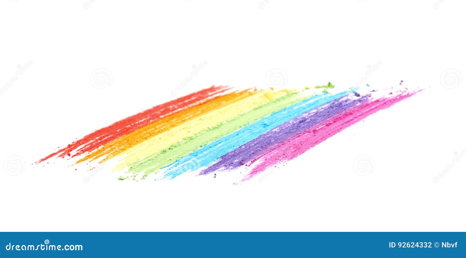 Rainbow Gradient Traces of Pastel Chalk Stock Photo - Image of artistic ...
