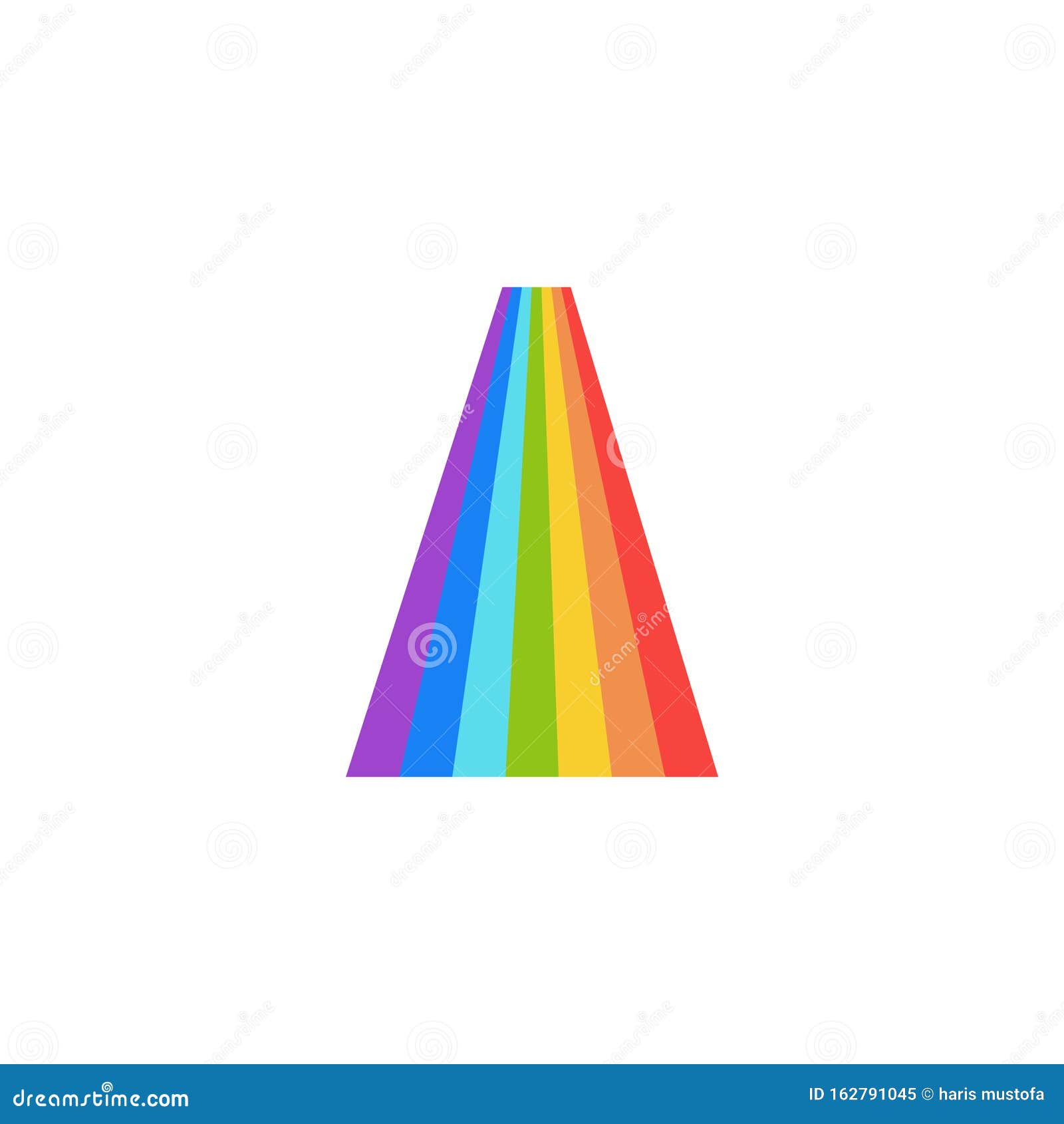Rainbow Graphic Design Template Vector Isolated Stock Vector ...
