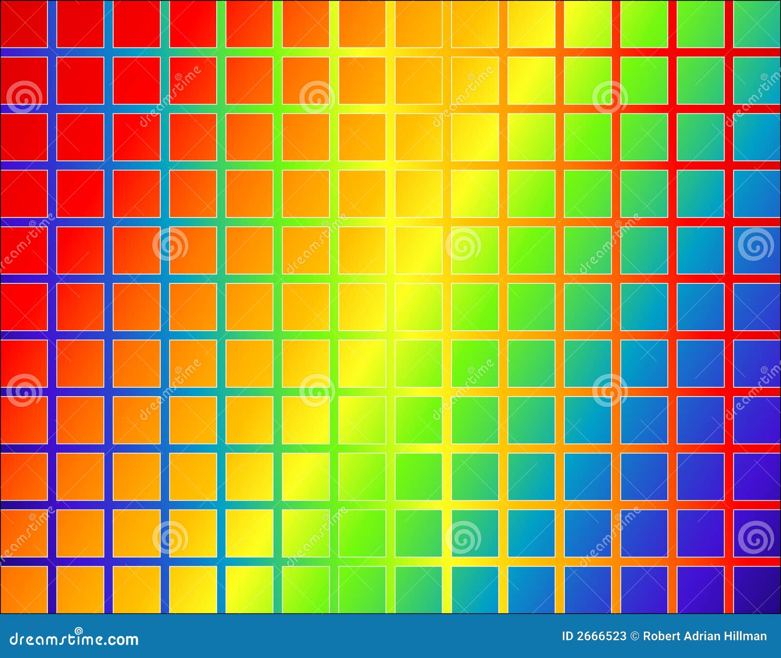 Rainbow Grid Stock Photos - Image: 2666523