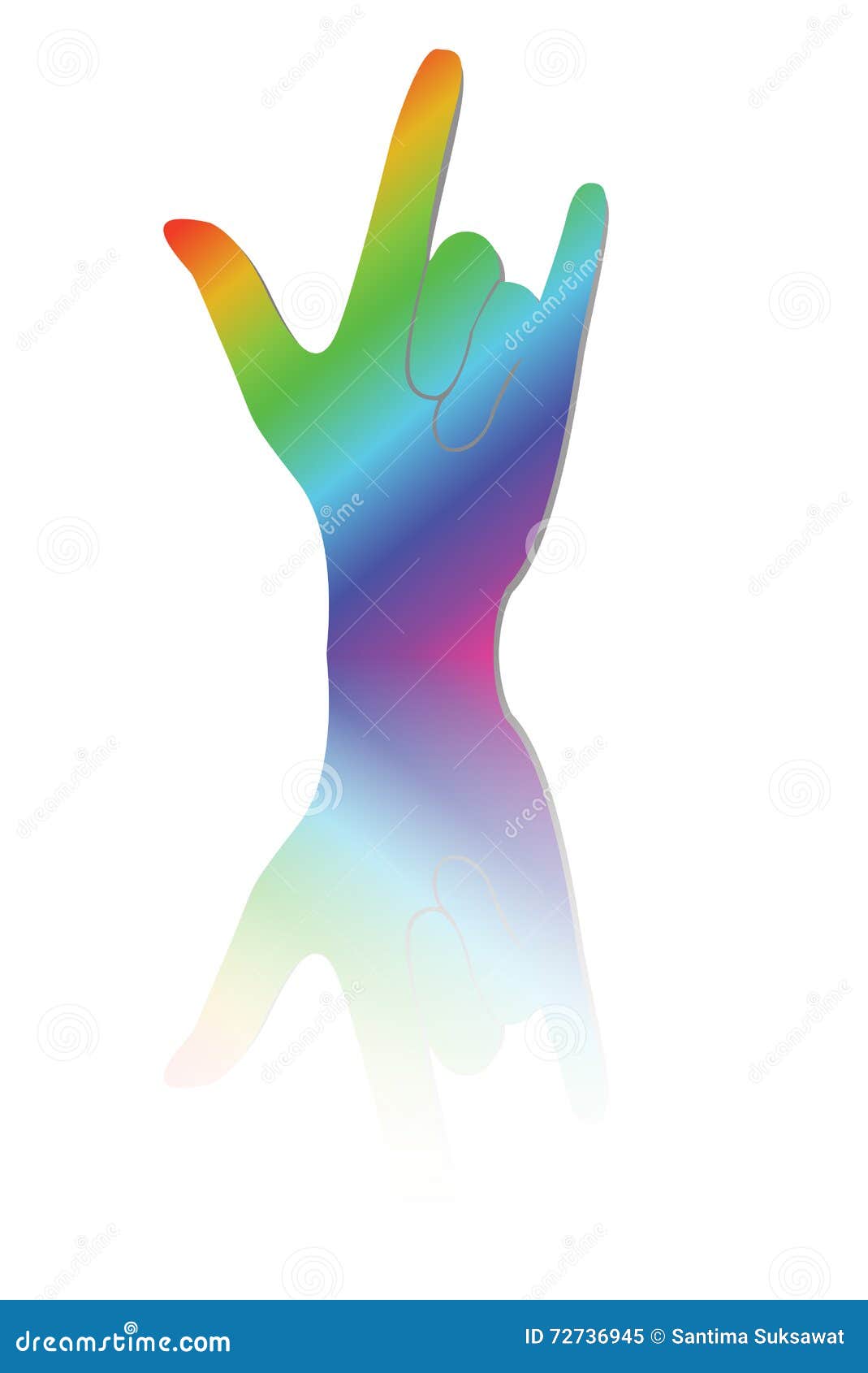 Rainbow Hand Love Stock Illustrations – 9,910 Rainbow Hand Love Stock ...
