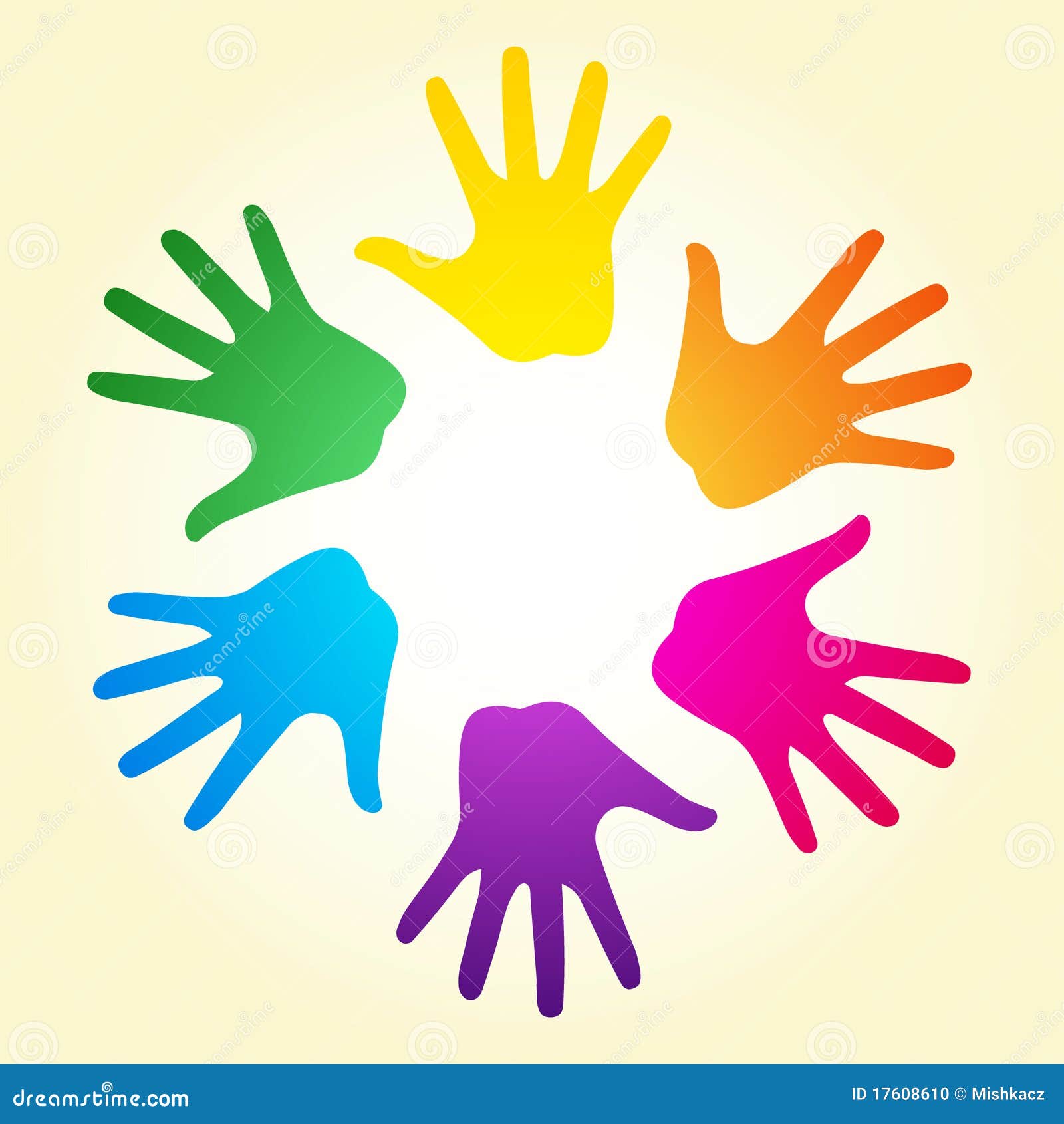 Rainbow Hands Logo