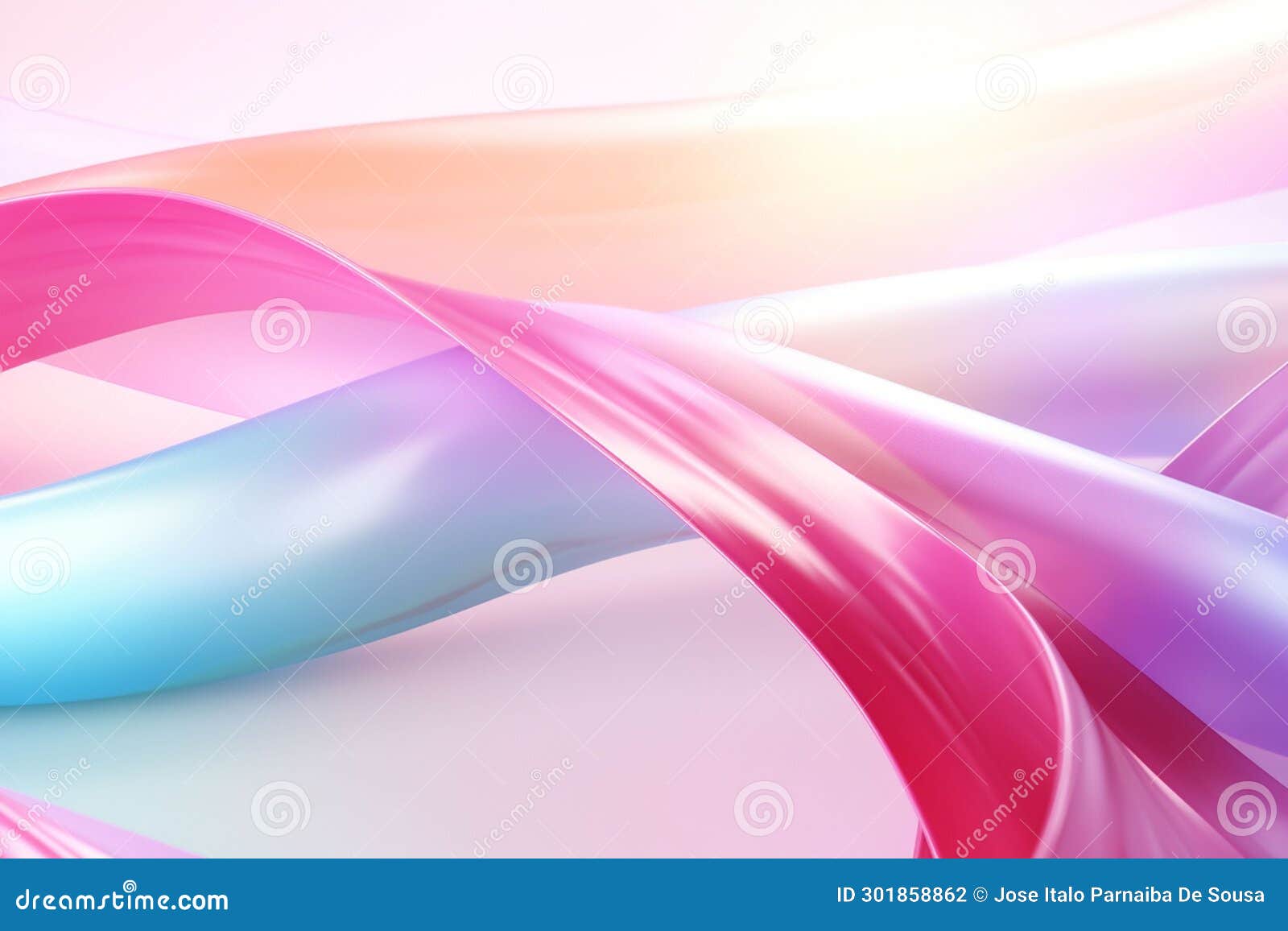 Rainbow Harmony Elements of a Rainbow Converging Stock Illustration ...