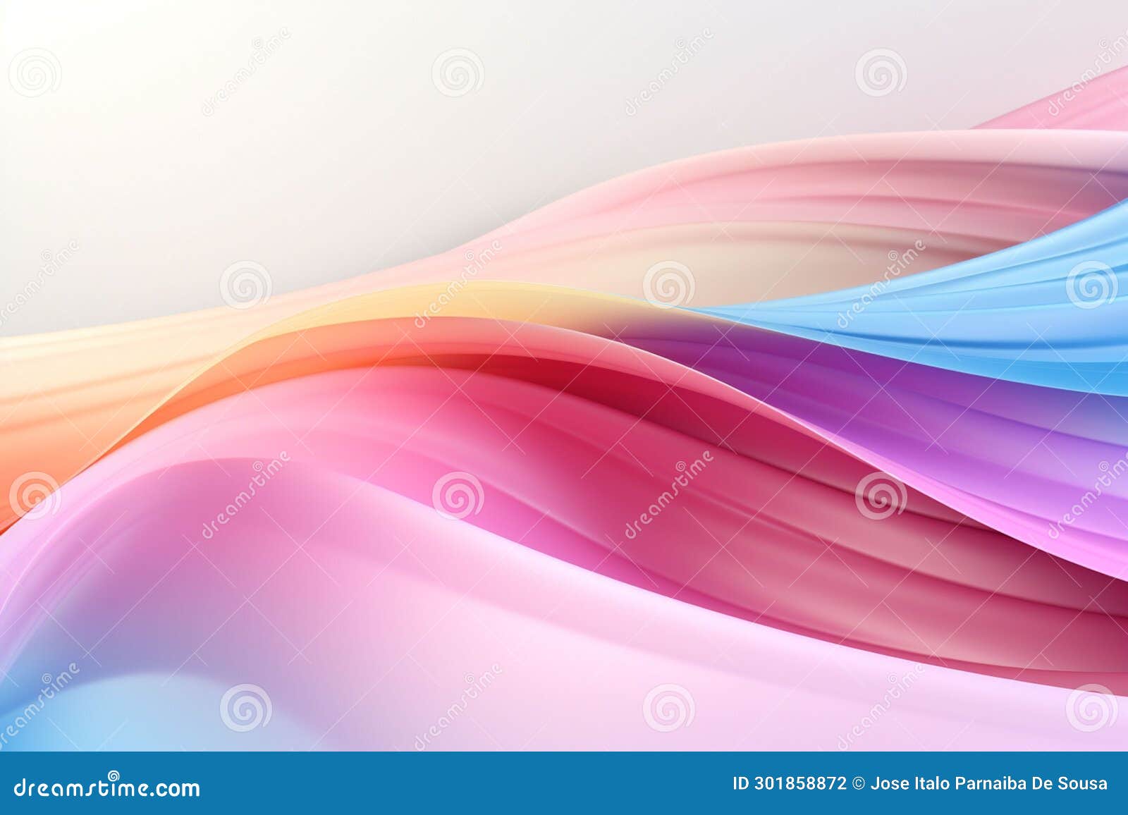 Rainbow Harmony Elements of a Rainbow Converging Stock Illustration ...