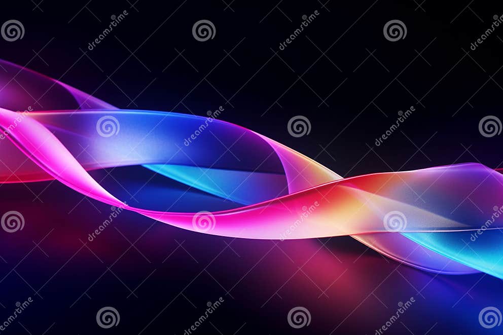 Rainbow Harmony Elements of a Rainbow Converging Stock Illustration ...