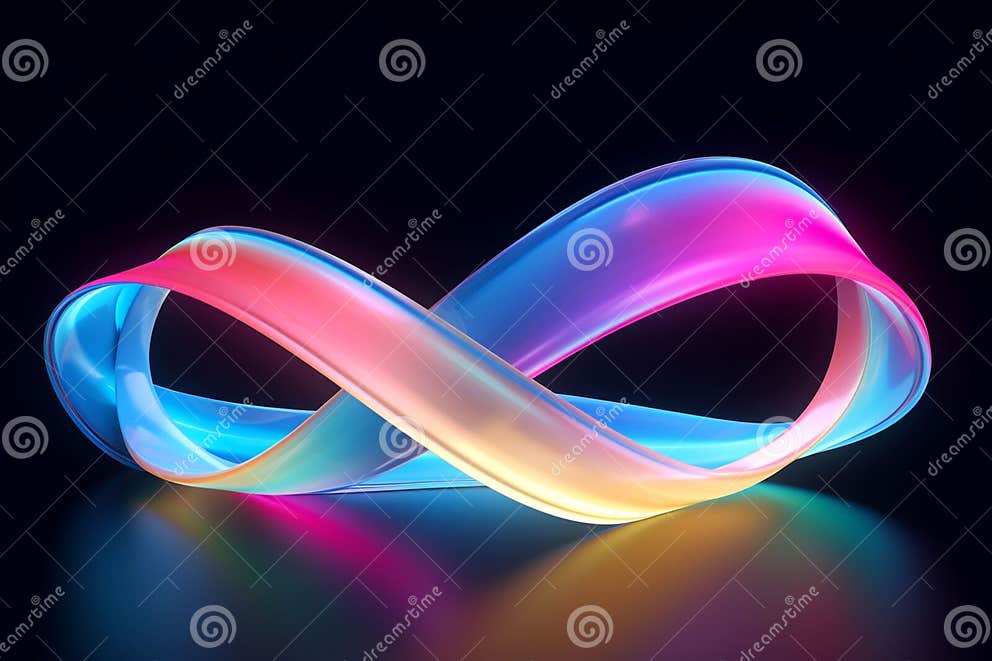 Rainbow Harmony Elements of a Rainbow Converging Stock Illustration ...